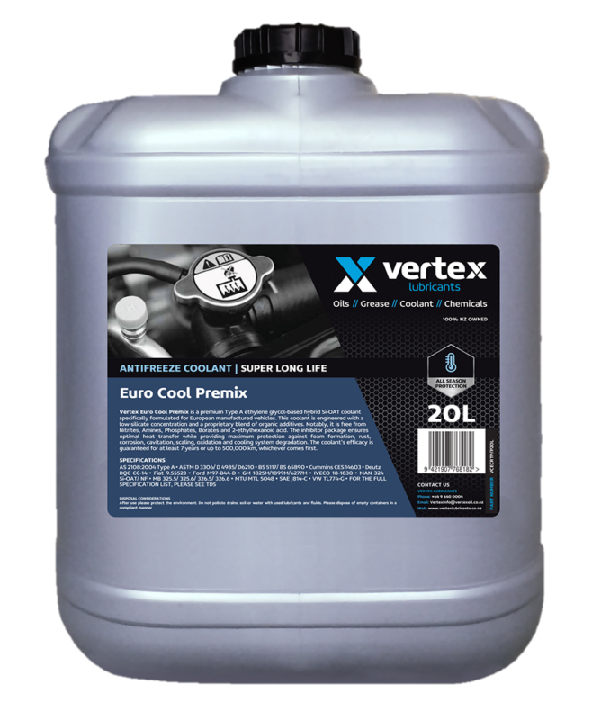 Euro Cool Xl Premix - Vertex Lubricants